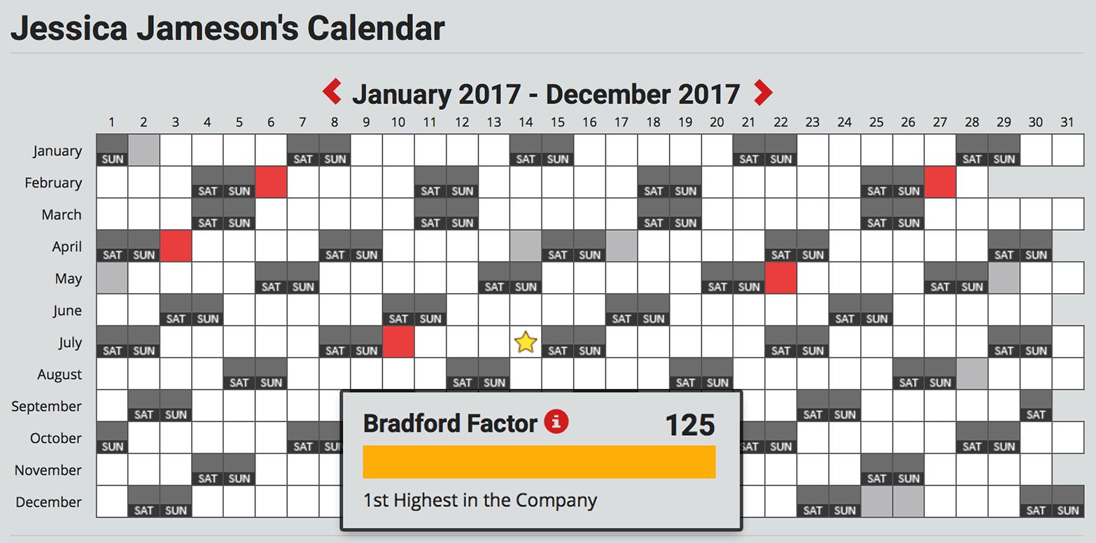 Sickness Management using The Holiday Tracker - The Holiday Tracker