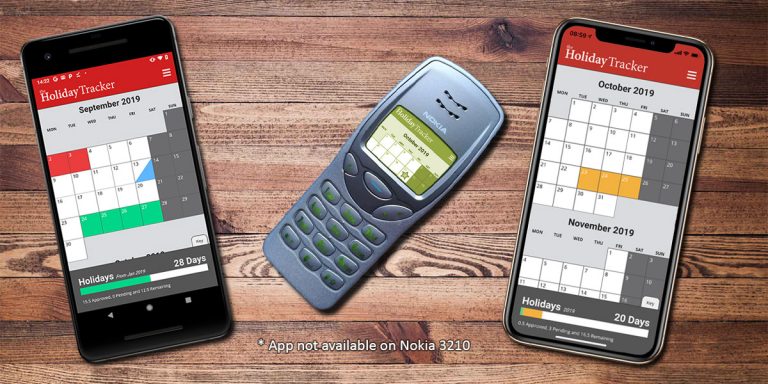 iPhone and Android Apps - The Holiday Tracker