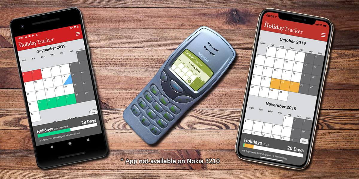 iPhone and Android Apps - The Holiday Tracker